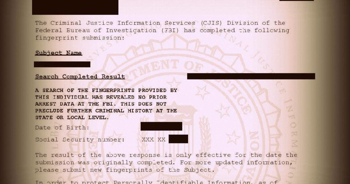 FBI Background Check Translation and Federal Apostille Translation